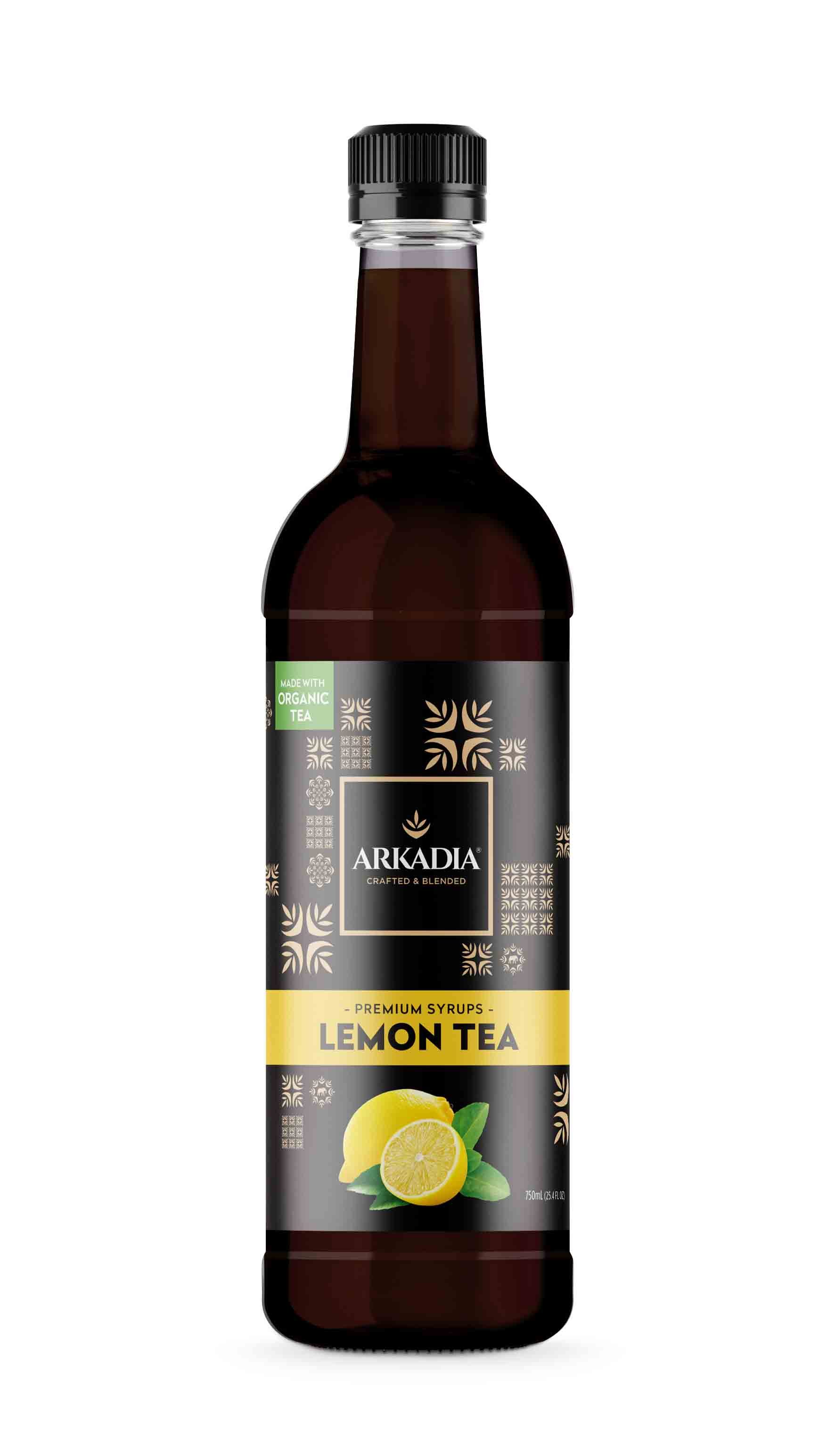 Arkadia Lemon Tea Syrup 750ml | Arkadia Beverages