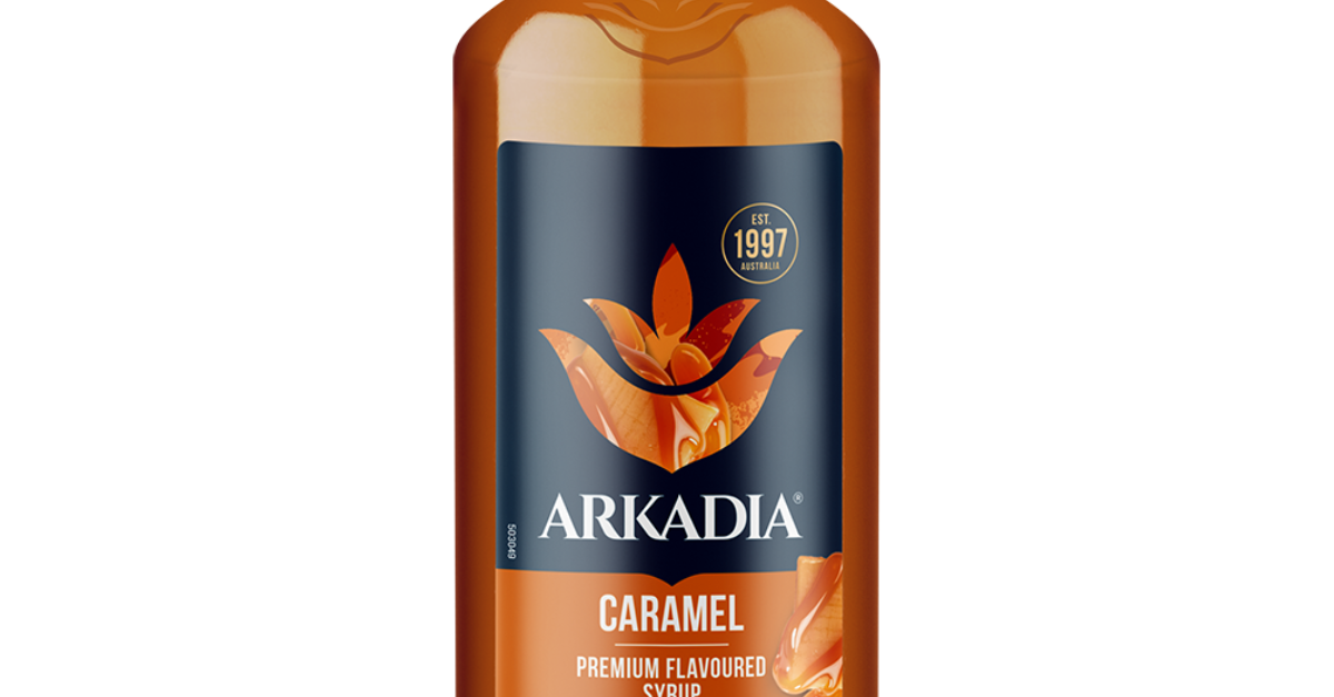 Arkadia Premium Syrup Caramel 750ml | Arkadia Beverages