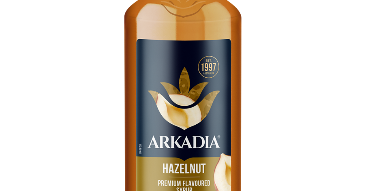Arkadia Premium Syrup Hazelnut 750ml | Arkadia Beverages