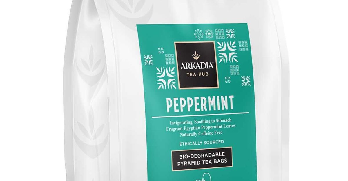 Arkadia Peppermint Pyramid Bags 200g | Arkadia Beverages