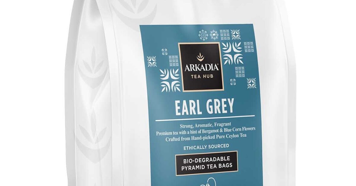 Arkadia Earl Grey Tea Pyramid Bags 300g | Arkadia Beverages