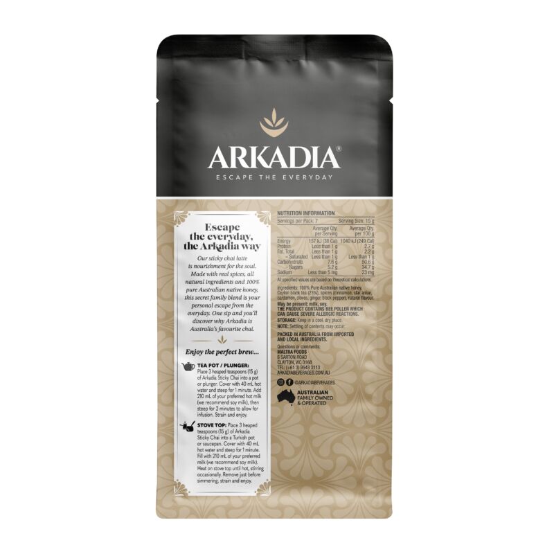 Sticky Chai | Arkadia Beverages