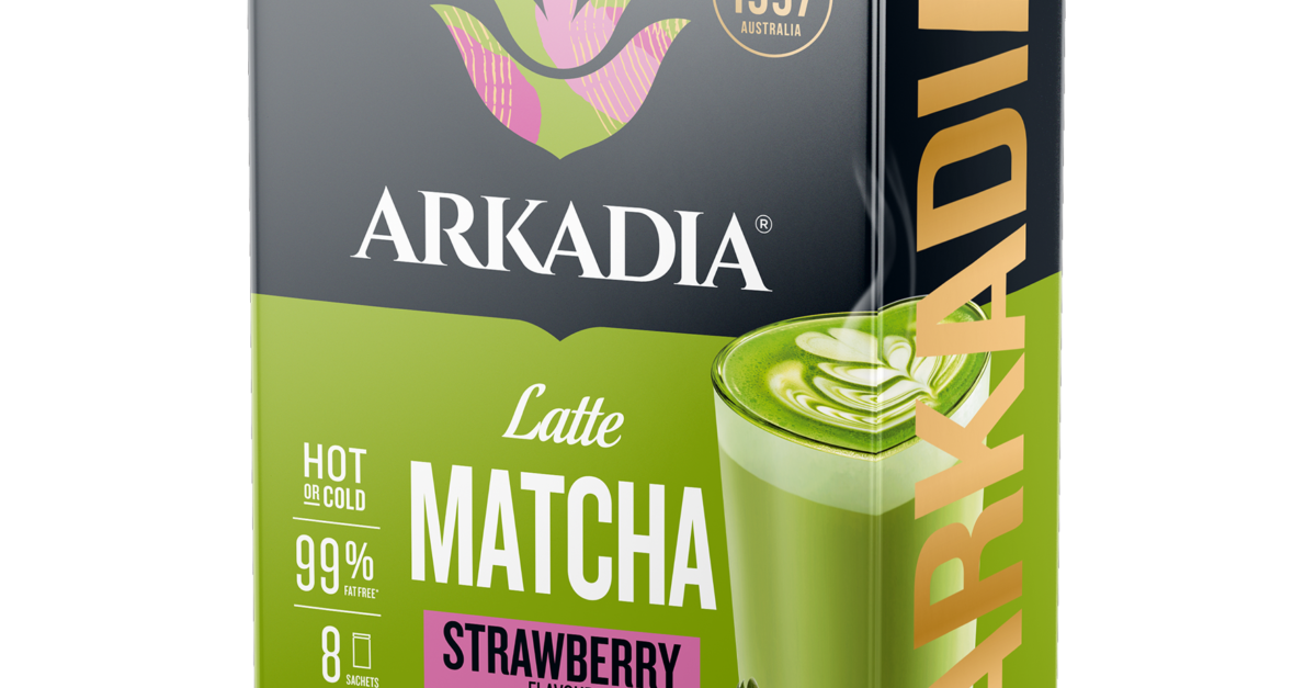 Matcha Latte Strawberry Sachet | Arkadia Beverages